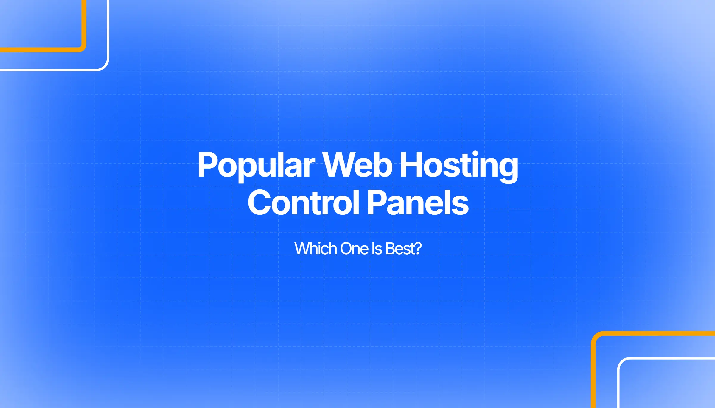 9 Popular Web Hosting Control Panels for Reseller Hosting - Allanux Web